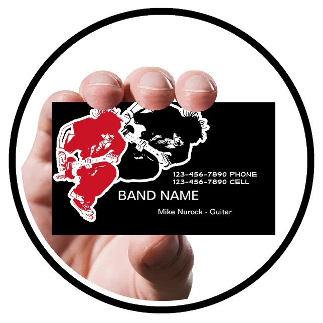 Rock Band Business Cards | Zazzle
