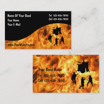 Rock Band Business Cards | Zazzle