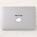 Rock Bottom Funny Geology Pun Die-Cut Sticker | Zazzle