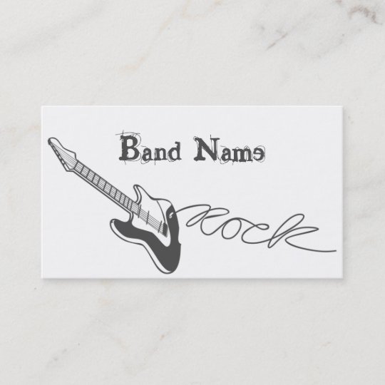 Rock Business Card | Zazzle.com
