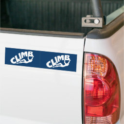 Rock Climbing Bouldering Bumper Sticker | Zazzle