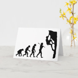 Rock Climbing Card | Zazzle