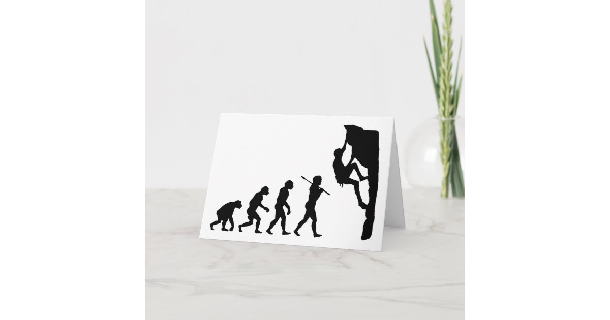 Rock Climbing Card | Zazzle
