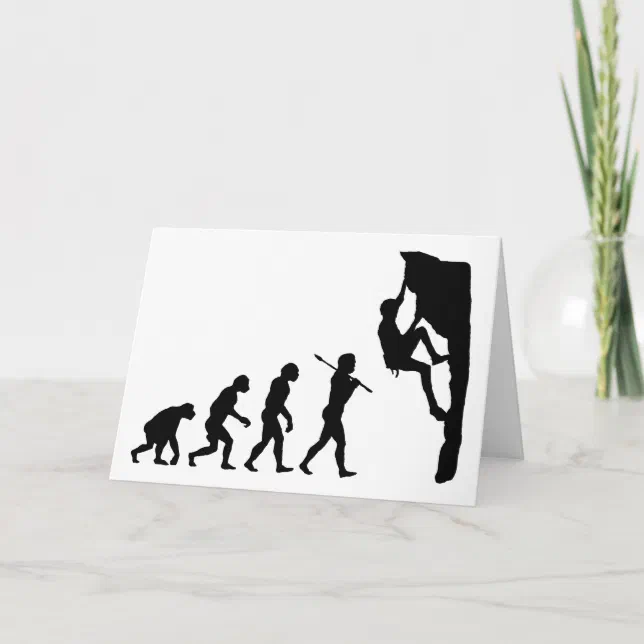 Rock Climbing Card | Zazzle