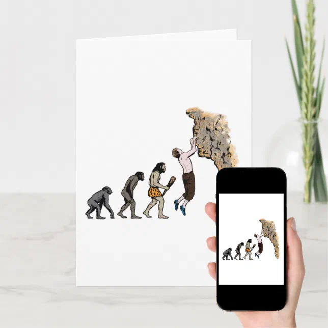 Rock Climbing Card | Zazzle