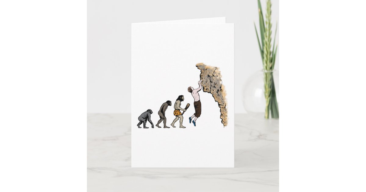 Rock Climbing Card | Zazzle