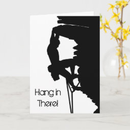 Rock Climbing Greeting Card | Zazzle