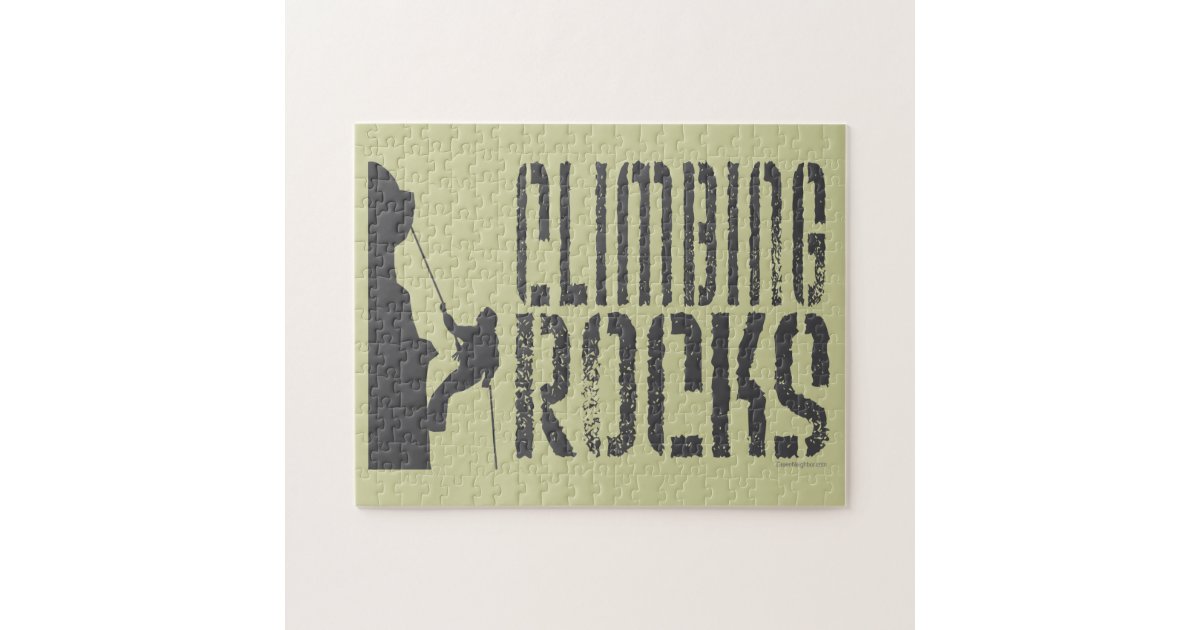 Rock Climbing Jigsaw Puzzle | Zazzle