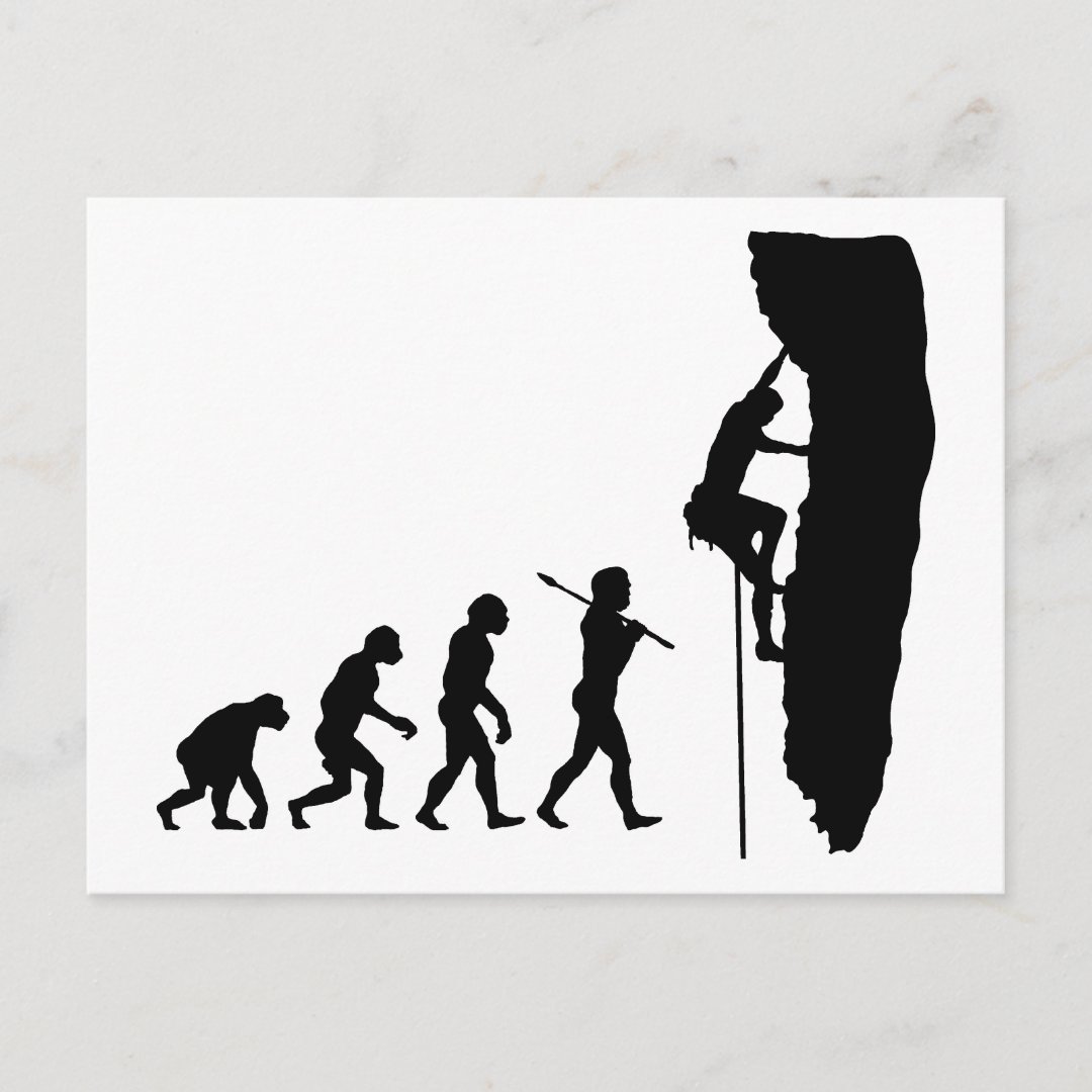 Rock Climbing Postcard | Zazzle