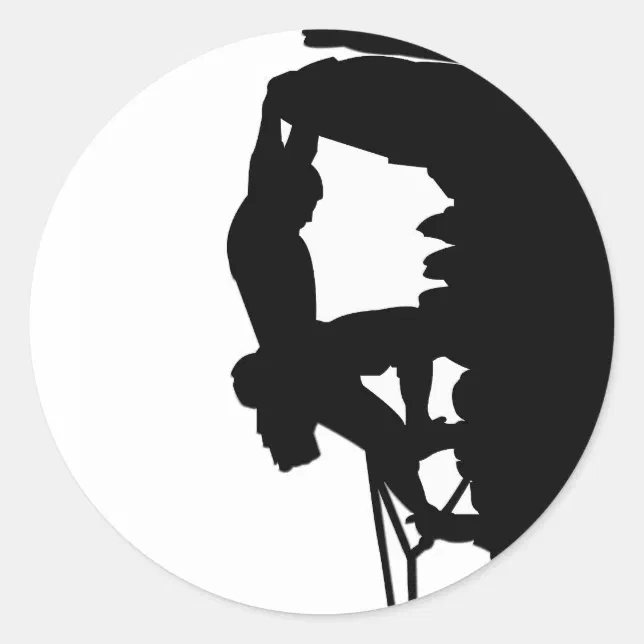 Rock Climbing Sticker | Zazzle