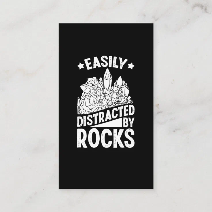 Rock Collector Geologist Funny Geology Business Card | Zazzle