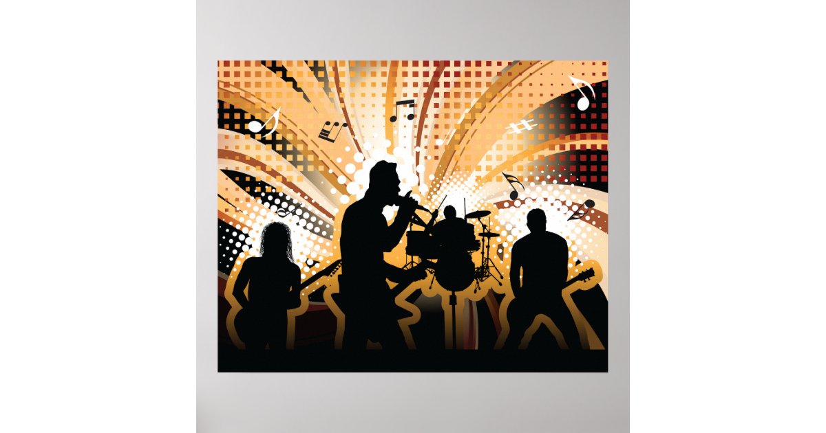 Rock Group Poster | Zazzle