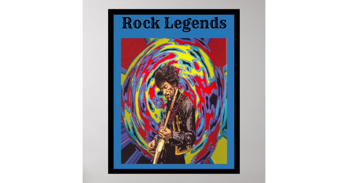 Rock Legends Poster | Zazzle