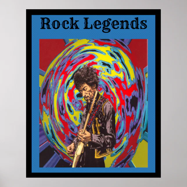 Rock Legends Poster | Zazzle
