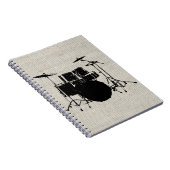 Rock n Roll Drums Notebook | Zazzle