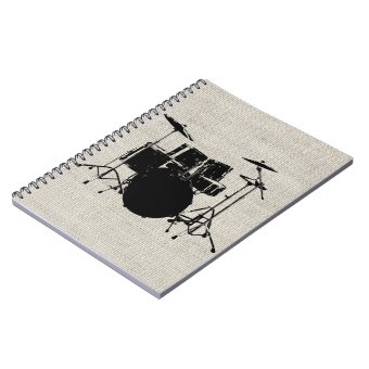 Rock n Roll Drums Notebook | Zazzle