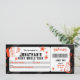 Rock n Roll First World Tour Birthday Ticket | Zazzle