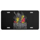 Rock N Roll Forever Grim Reaper License Plate | Zazzle