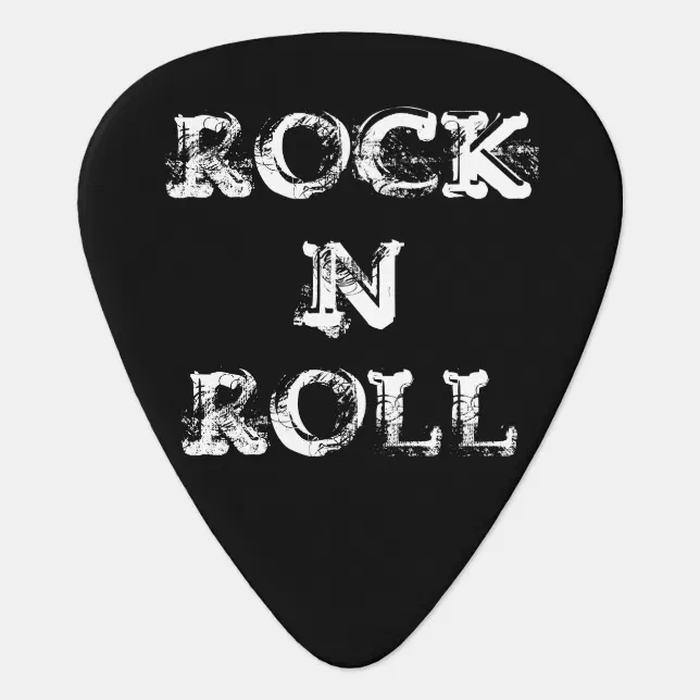 Rock n' Roll Guitar Pick | Zazzle