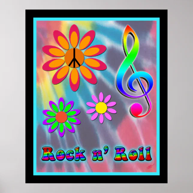 Rock n' Roll Poster | Zazzle