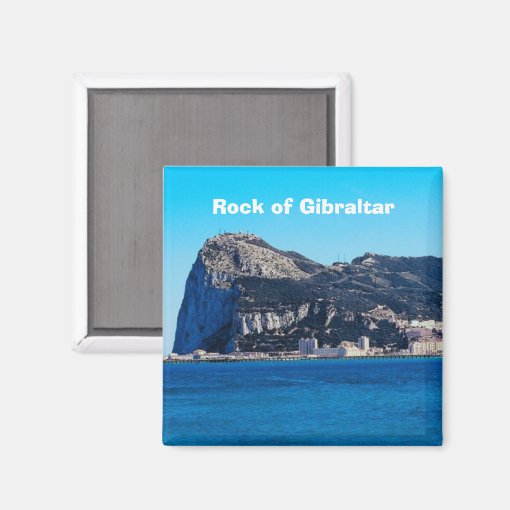 Rock of Gibraltar Travel Photo Souvenir Magnet | Zazzle