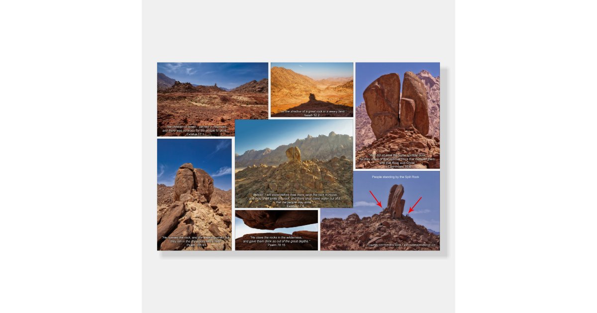 Rock of Horeb Photo Collage Poster | Zazzle