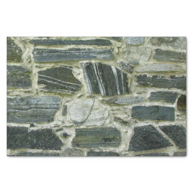 Rock Old Stone Wall Tissue Paper | Zazzle