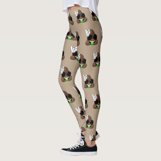 Women's Poop Leggings | Zazzle