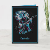 Rock On Heavy Metal Card | Zazzle