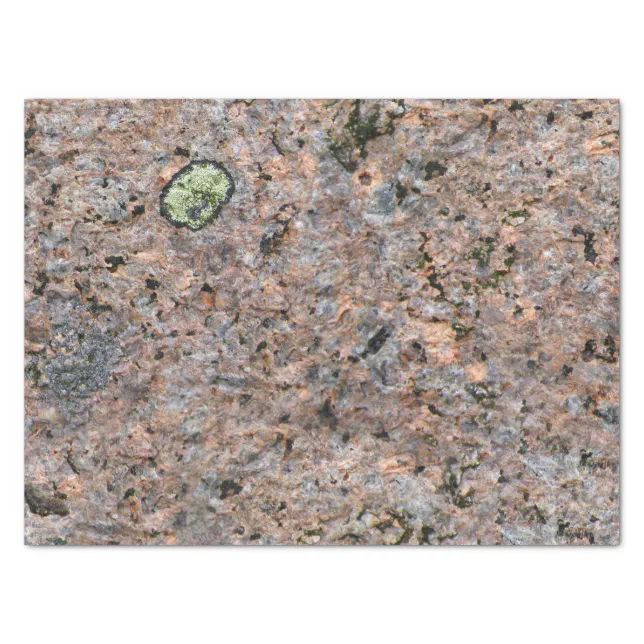 Rock Photo Geology Texture with Moss Tissue Paper | Zazzle