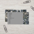 Rock Quarry Wall Nature Photography Business Card | Zazzle