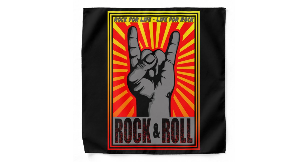 Rock & Roll Bandana | Zazzle