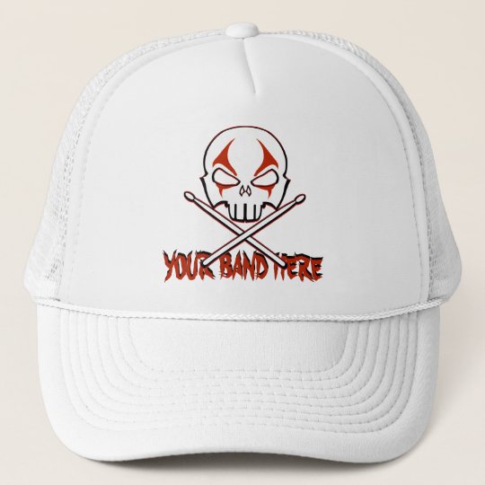 Rock & Roll Cap Custom Heavy Metal Drummer Caps | Zazzle.com