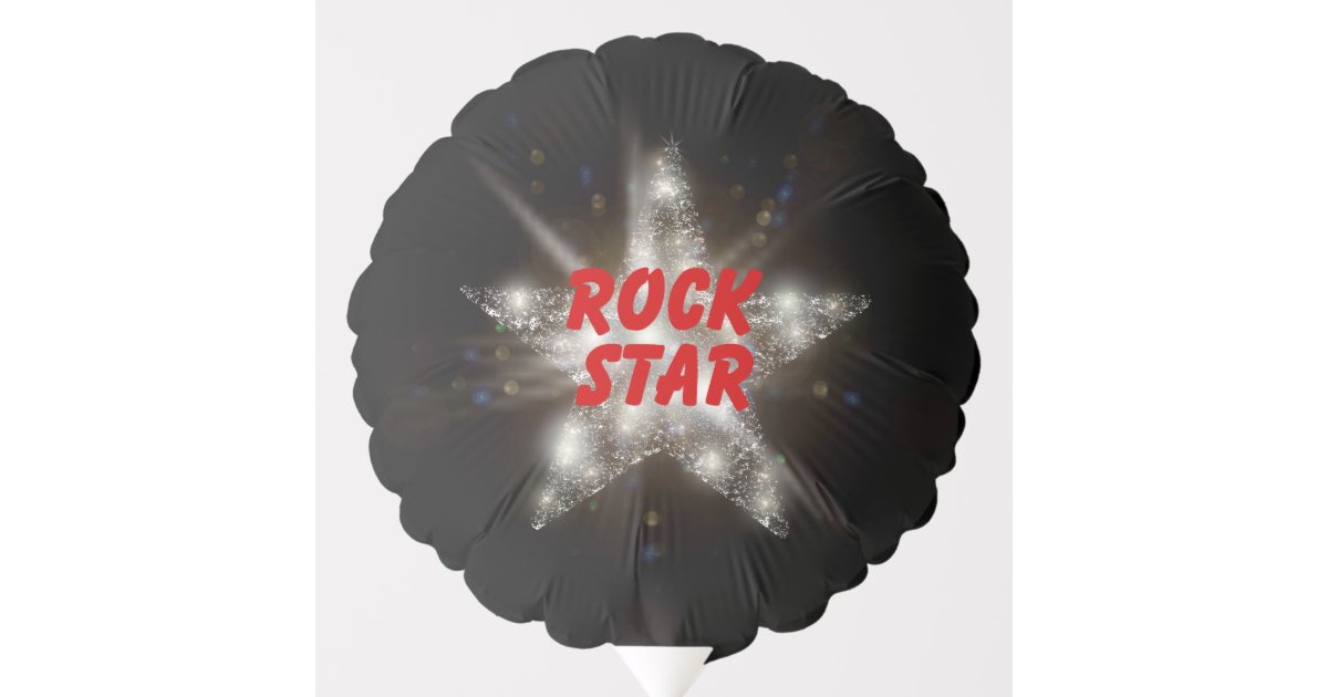 Rock Star! Balloon | Zazzle