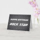 Rock Star Birthday Card | Zazzle