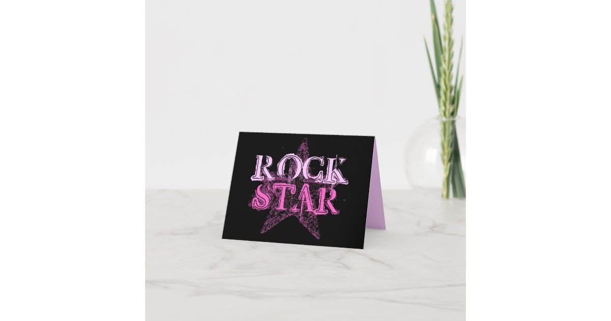 ROCK STAR Diva Card | Zazzle