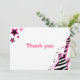 Rock Star Girl Pink Thank You Note Cards | Zazzle