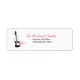 ROCK STAR GUITAR PRINTABLE ADDRESS LABELS | Zazzle
