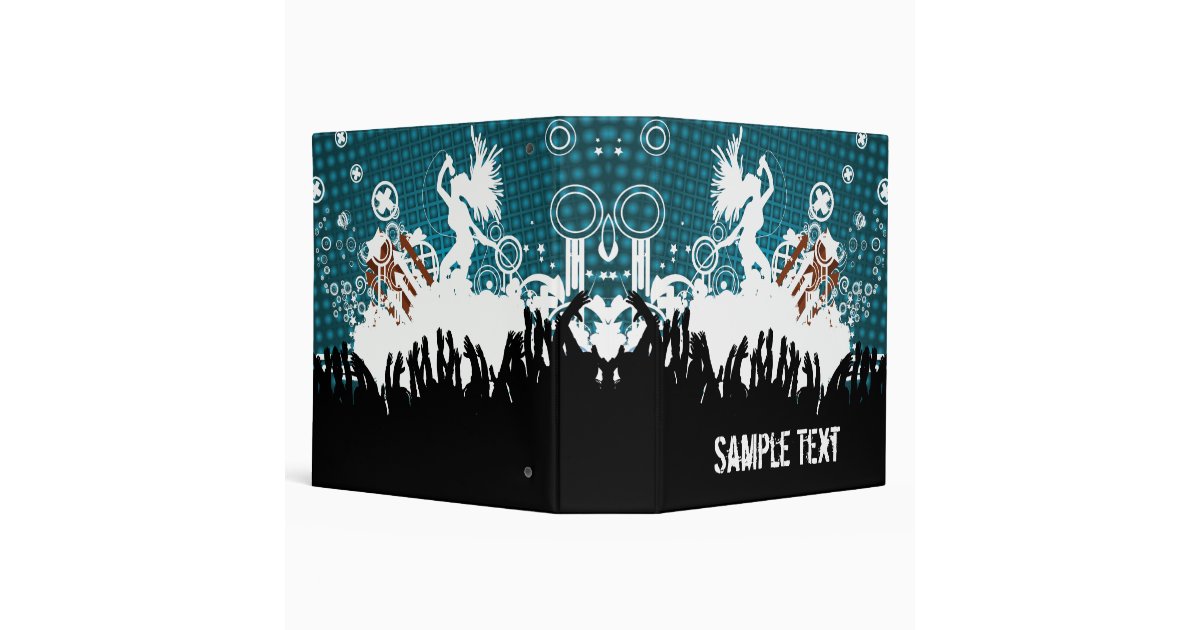 Rock Star Music Binder | Zazzle