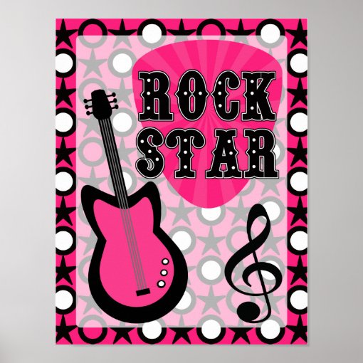 Rock Star Poster | Zazzle