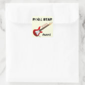 Rock Star Reader Award Sticker | Zazzle