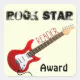 Rock Star Reader Award Sticker | Zazzle