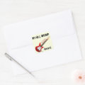 Rock Star Reader Award Sticker | Zazzle