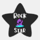 Rock star sticker | Zazzle