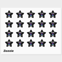 Rock star sticker | Zazzle