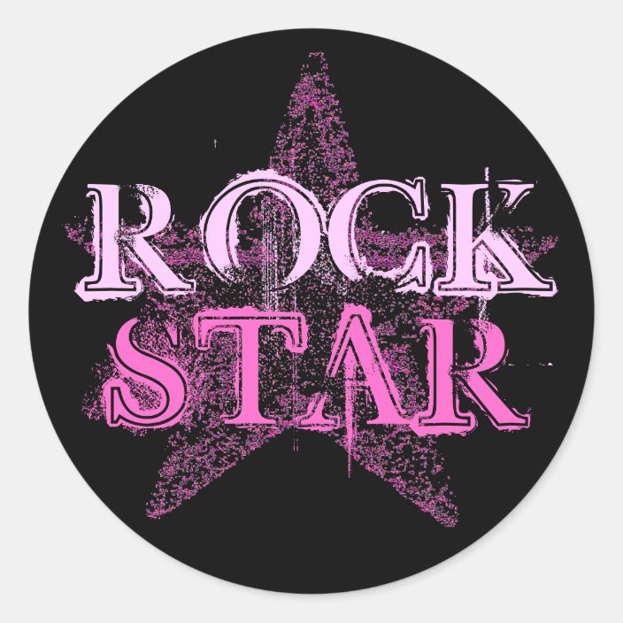 ROCK STAR stickers | Zazzle.com