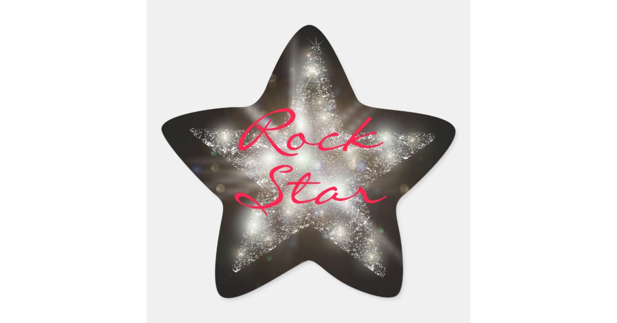 Rock Star Stickers | Zazzle