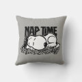 Rock Tees | Snoopy Nap Time Throw Pillow | Zazzle
