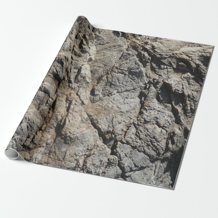 Rock Texture Wrapping Paper | Zazzle.com