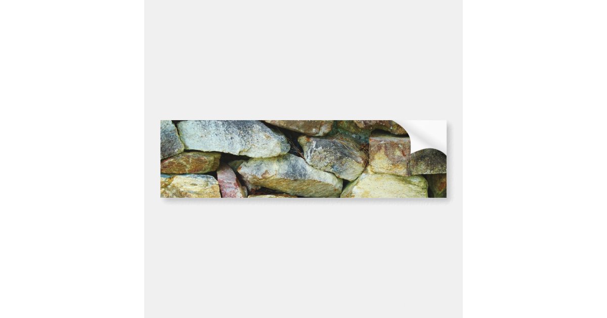 Rock wall bumper sticker | Zazzle